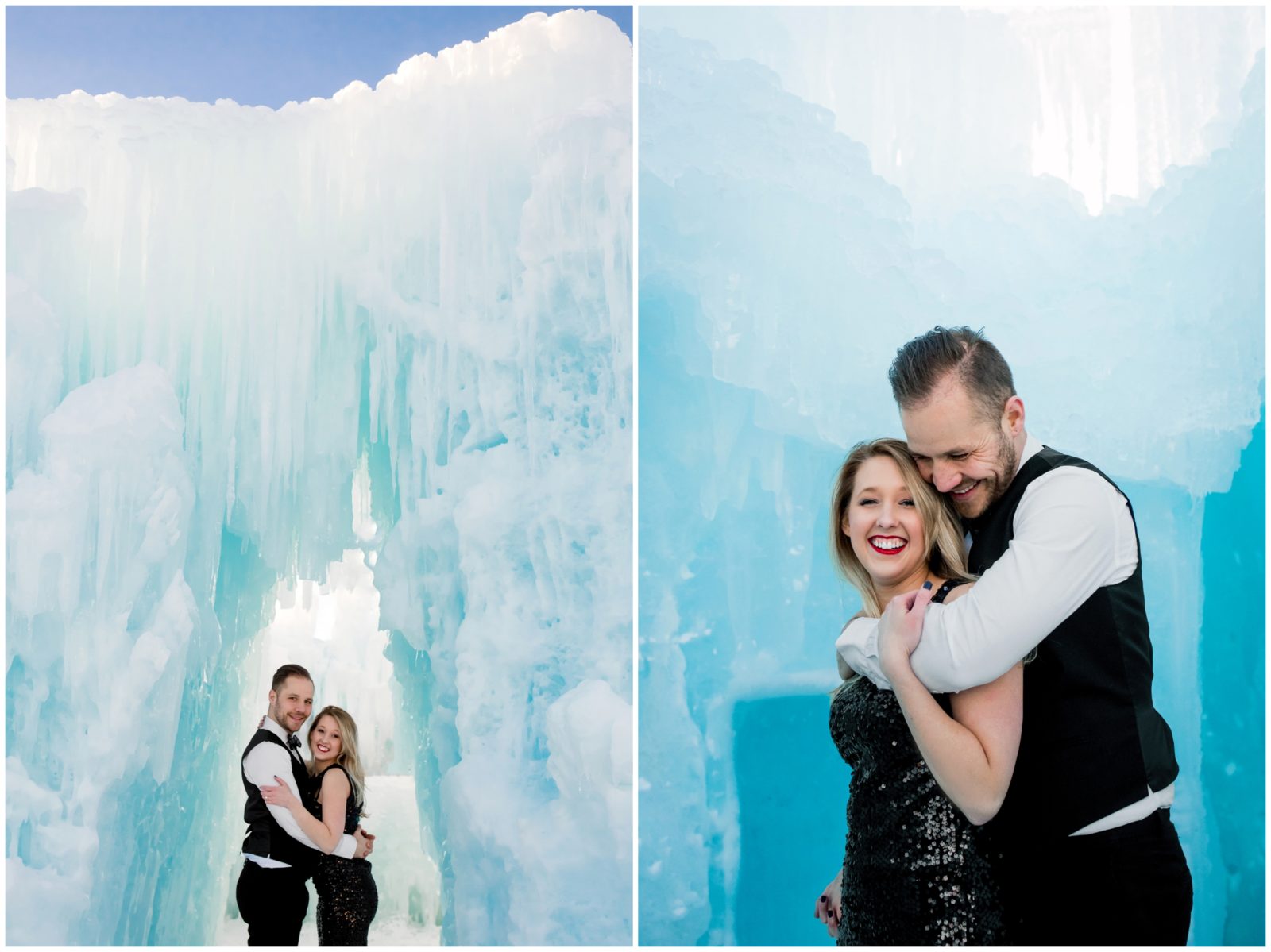 Breckenridge Engagement Photographs | Colorado Ice Castles