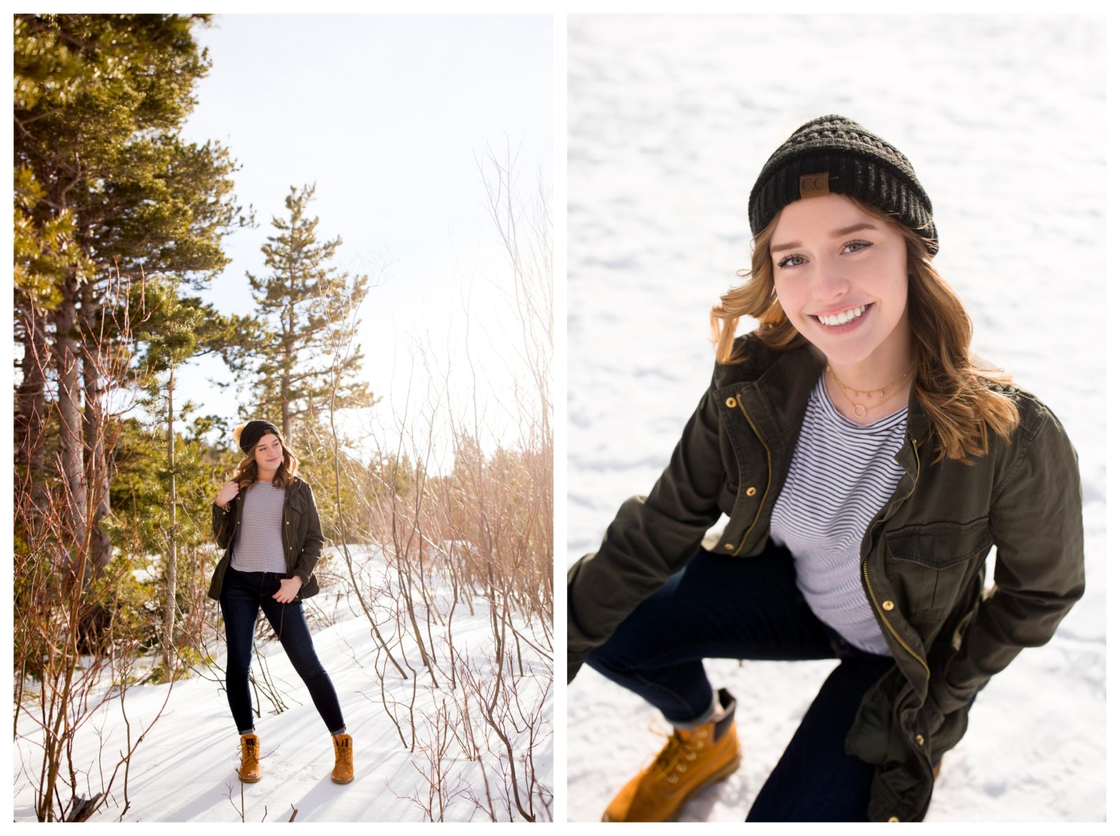 Colorado Winter Senior Photos | Estes Park Photographer