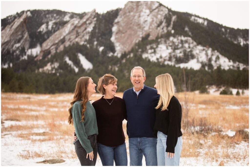 Boulder Winter Family Photos | Chautauqua Park Colorado