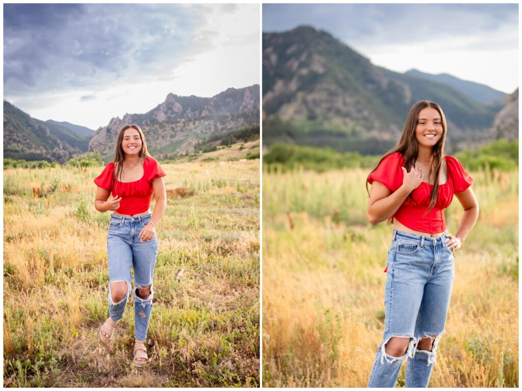 Senior Portraits in Boulder Colorado | South Mesa Trail